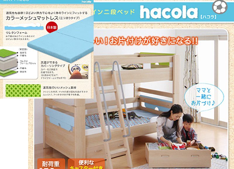 二段ベッドのすのこの上に何を敷く？おすすめはどっち | 家具テリア